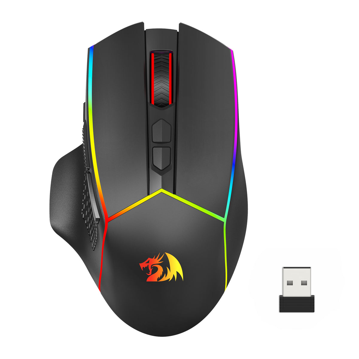 Redragon AXE PRO M814RGB 3 modes connections gaming mouse – REDRAGON ZONE