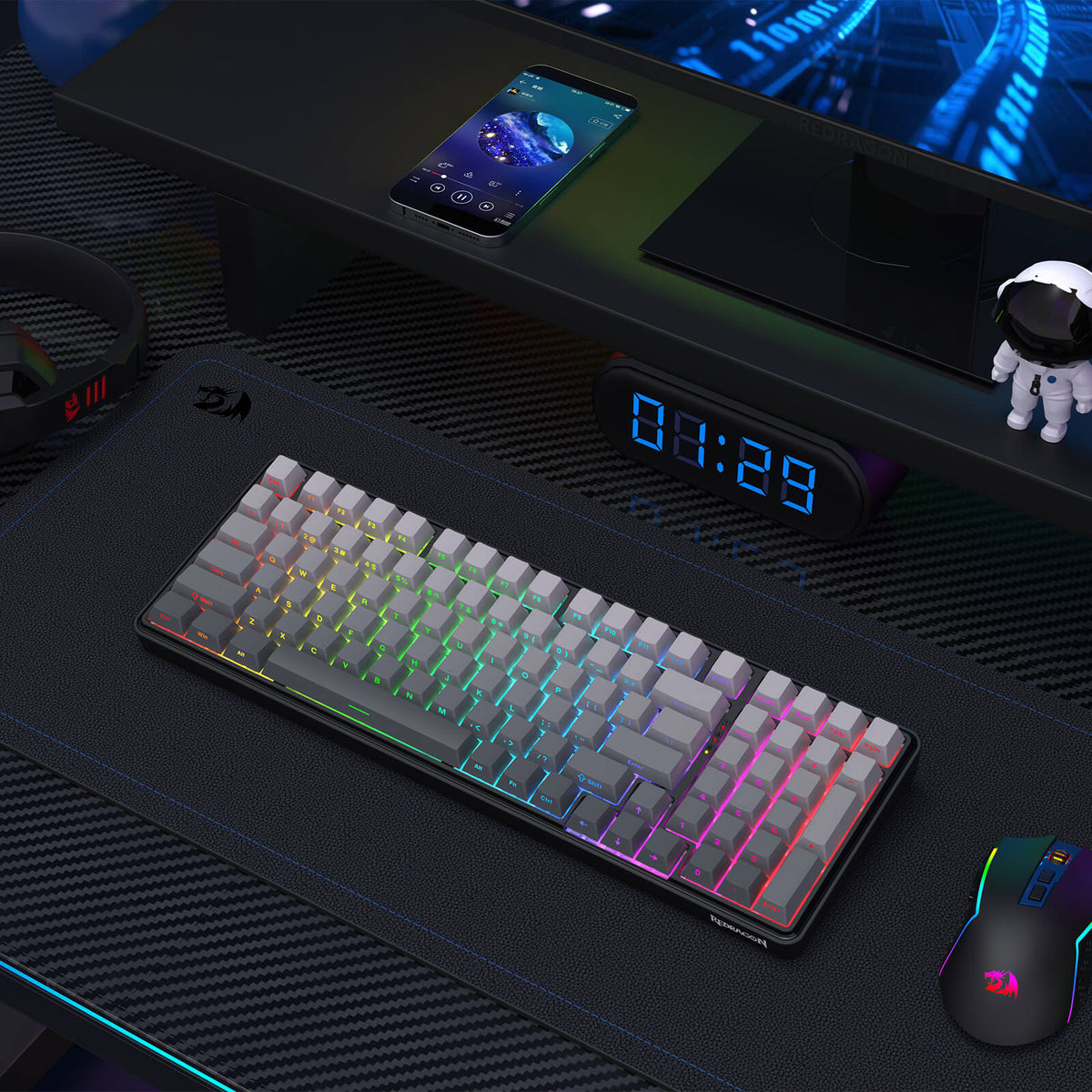 Redragon K744 PRO 99 Keys Wireless Gasket RGB Gaming – REDRAGON ZONE