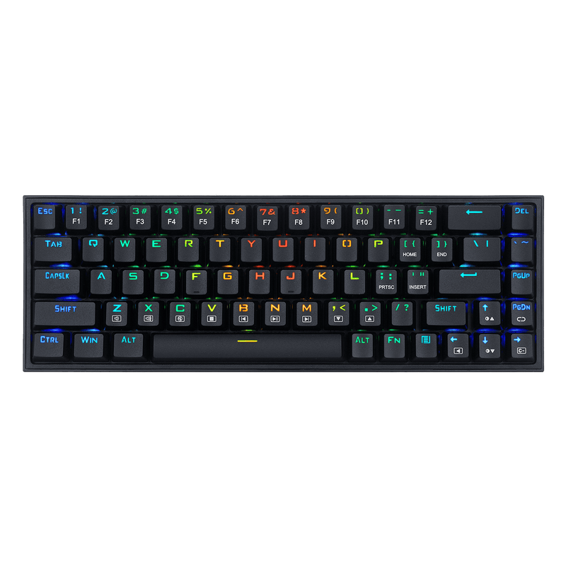 Redragon K631 Castor 65% Wired RGB Gaming Keyboard, 68 Keys Hot-Swappa – REDRAGON ZONE